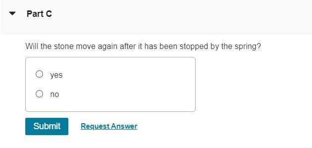 Solved Part A A 14.0 kg stone slides down a snow-covered | Chegg.com