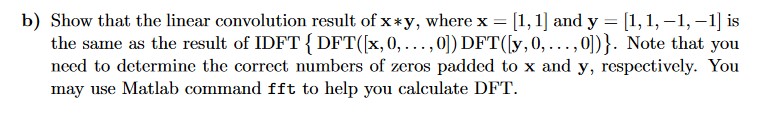Please show work. Show that the linear convolution | Chegg.com