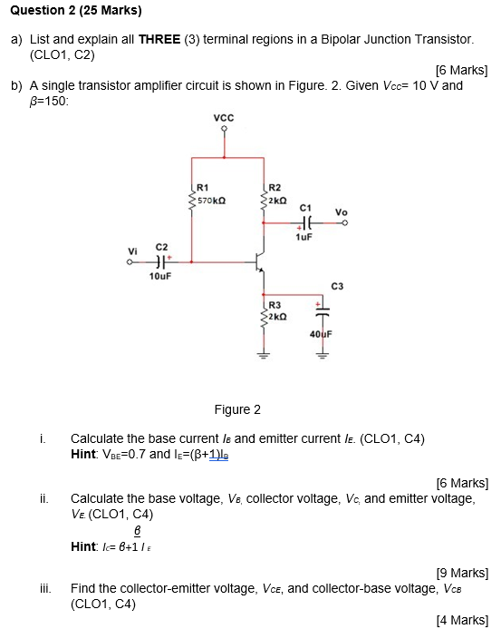 Solved a) List and explain all THREE (3) terminal regions in | Chegg.com