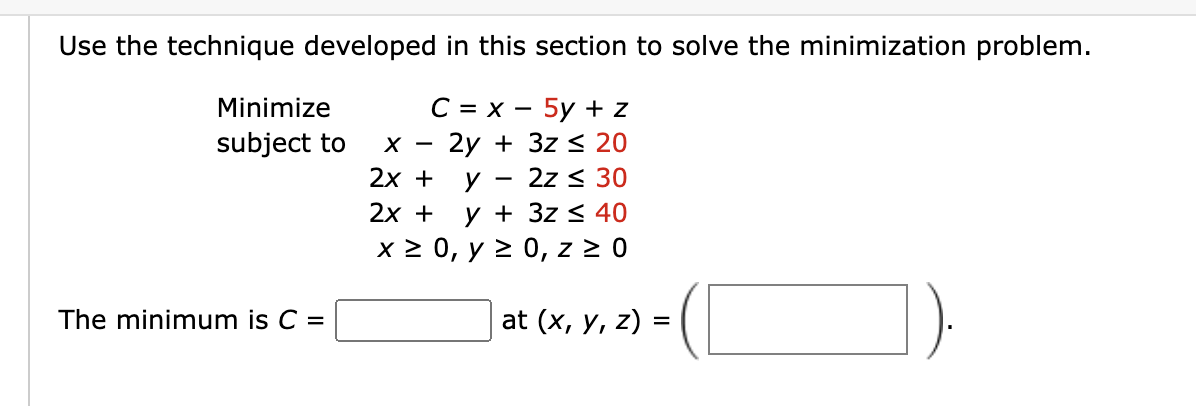 Solved Use the technique developed in this section to solve | Chegg.com