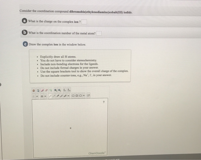Solved Consider the coordination compound | Chegg.com