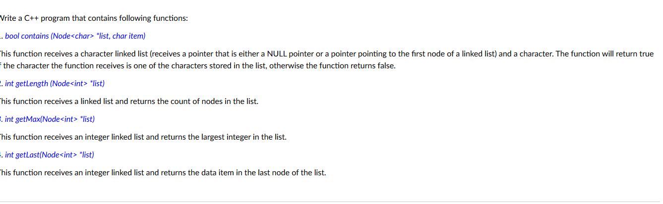 Solved Vrite A C Program That Contains Following 