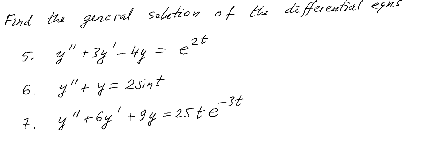 [Solved]: Find the general solution of the differential eq