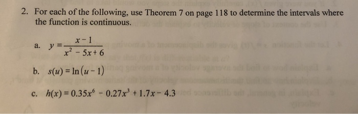 Solved 7 Theorem The following types of functions are | Chegg.com