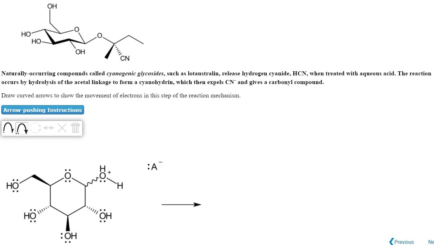 Solved OH HO HO OH CN Naturally occurring compounds called | Chegg.com