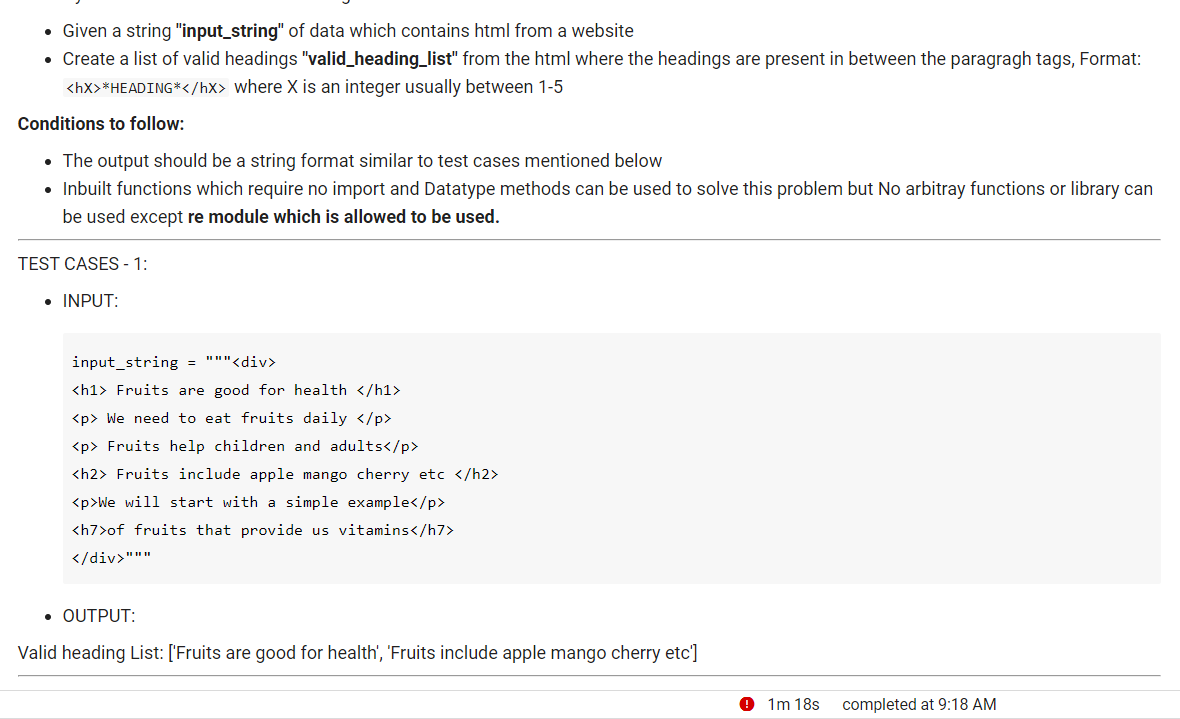 Solved • Given a string "input_string" of data which | Chegg.com