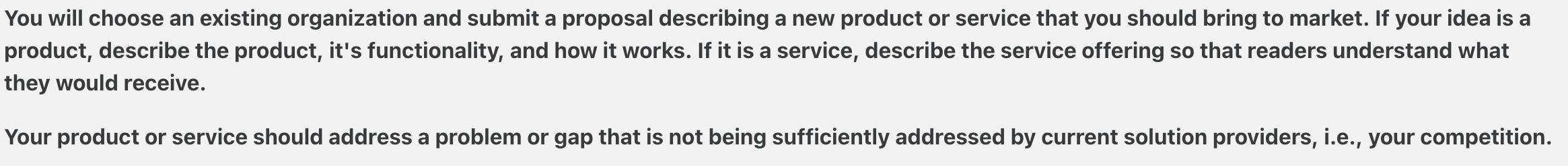 Solved You will choose an existing organization and submit a | Chegg.com