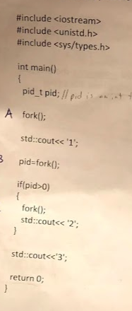 Solved Please tell me what the possible output is for | Chegg.com