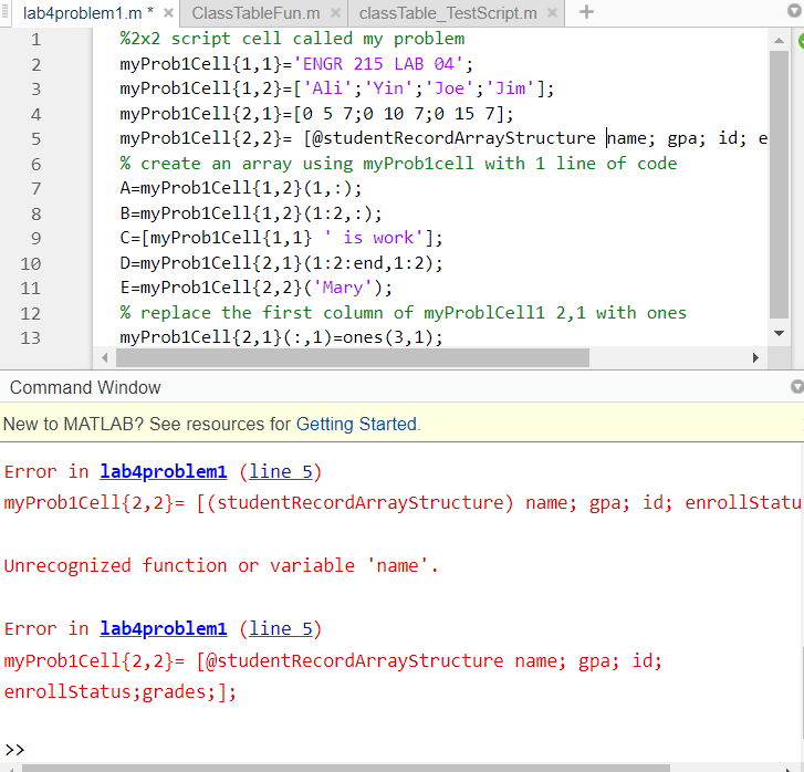 Solved I NEED HELP WITH STUDENT RECORD ARRAY PART PLEASE. | Chegg.com