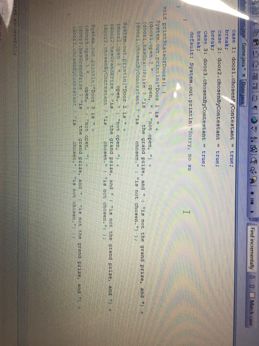 Solved The Monte Hall Program Simulation Using the Monte | Chegg.com