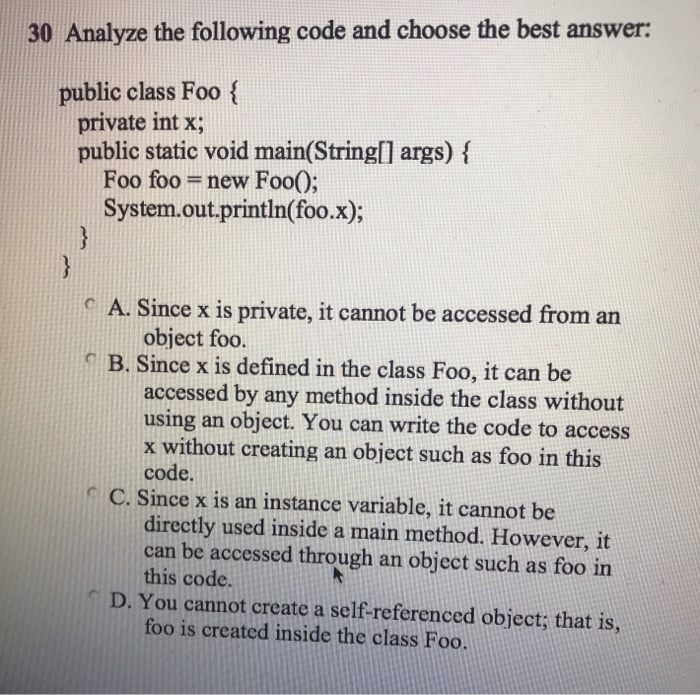(Solved) : 24 Output Second Printin Statement Main Method Public Class ... (Solved) : 24 Output Second Printin Statement Main Method Public Class ...