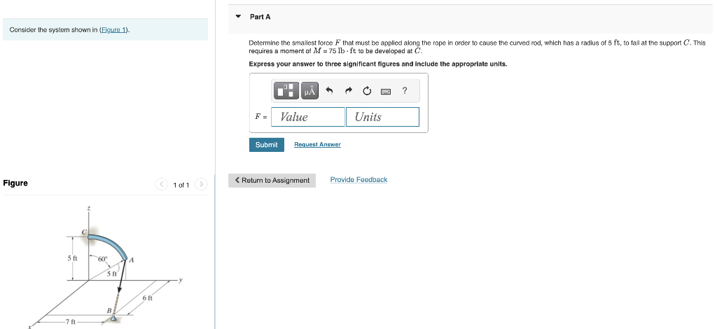 Solved Consider the system shown in (Egure 1). Determine the | Chegg.com