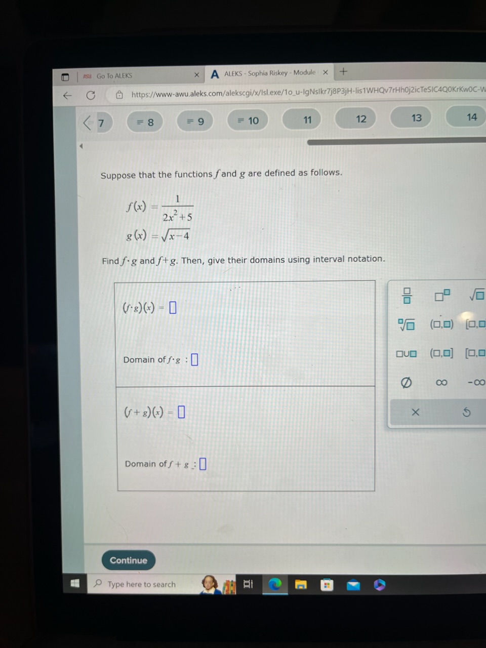 Solved Suppose That The Functions F And G Are Defined As
