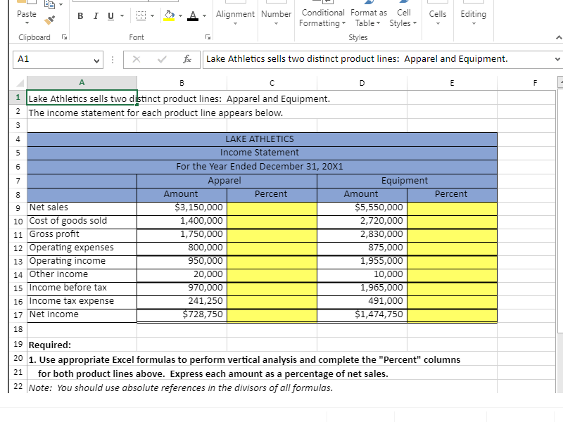 Solved Paste В І о Cells Editing Alignment Number 