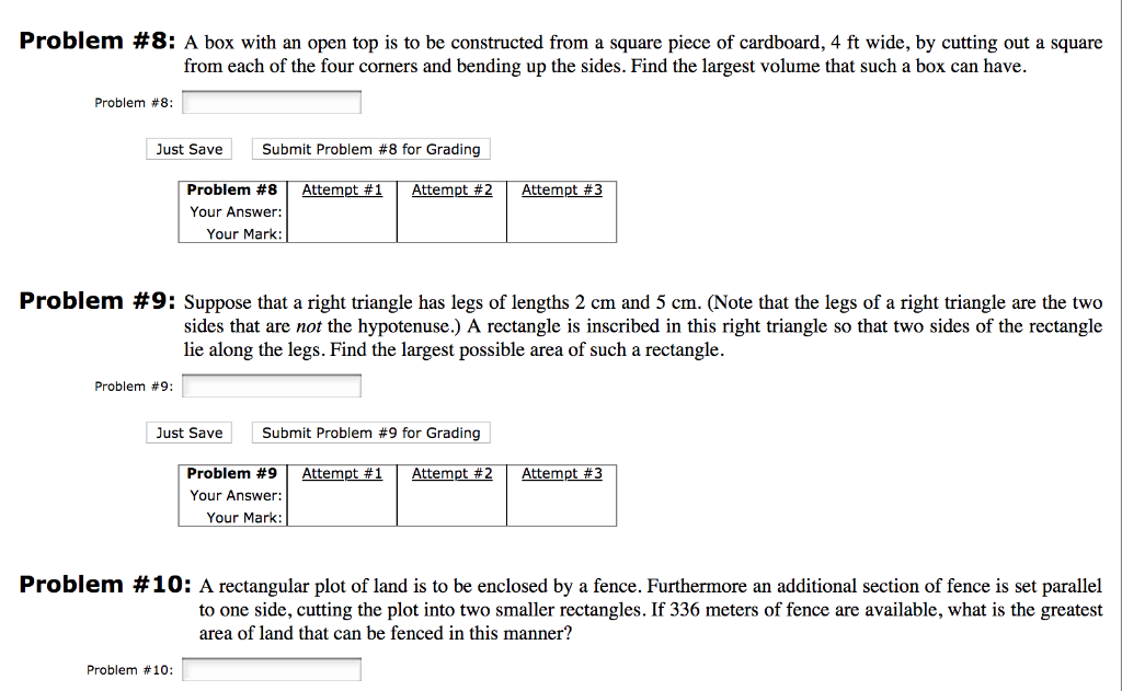 Solved Problem #8: A box with an open top is to be | Chegg.com