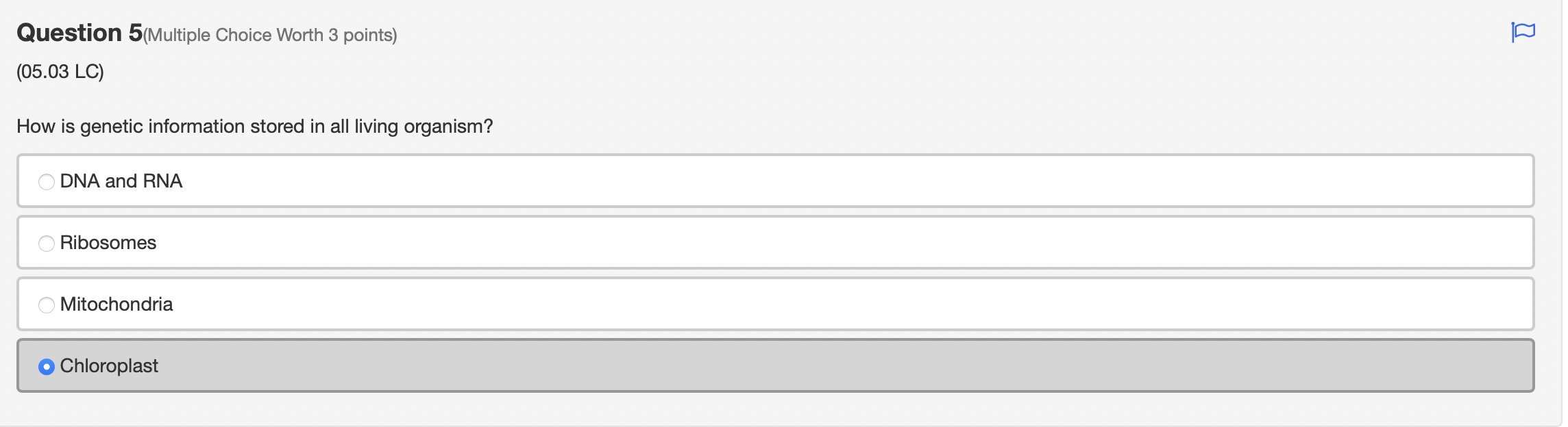 Solved Question 6 Multiple Choice Worth 3 points) | Chegg.com