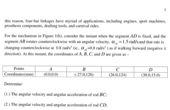 Solved Figure 1(a) Figure 1 (a) is a prosthetic leg with an | Chegg.com