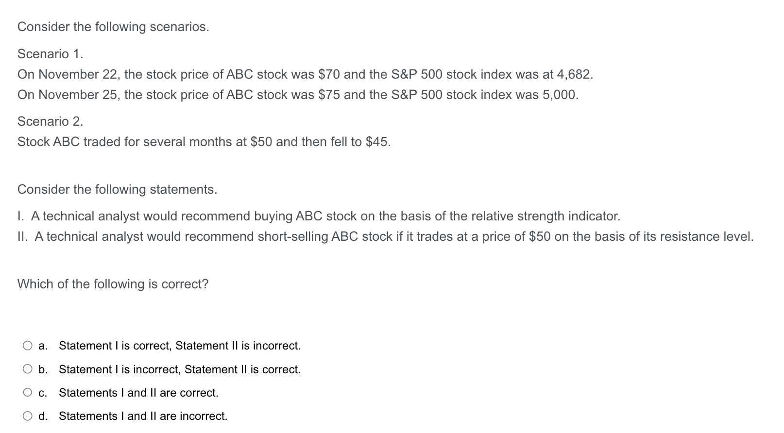 Solved Consider the following scenarios. Scenario 1. On | Chegg.com