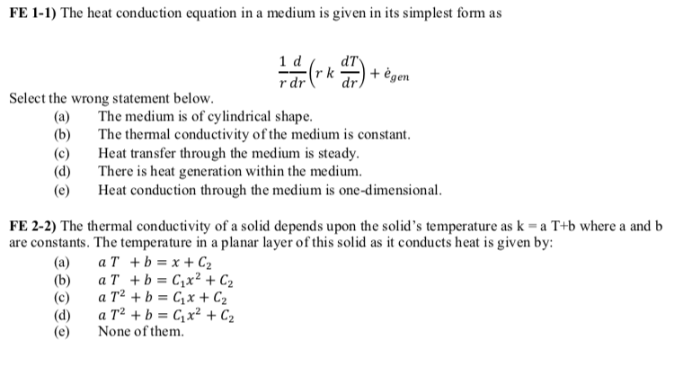 Heat Transfer Equation