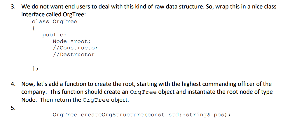 3 Problems 3.1 Creating an Organizational Structure | Chegg.com