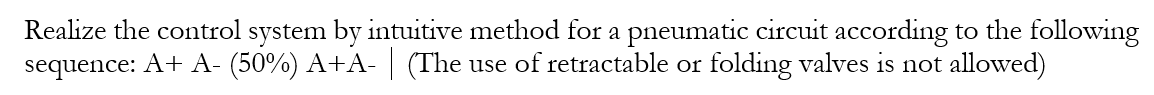 Realize the control system by intuitive method for a | Chegg.com