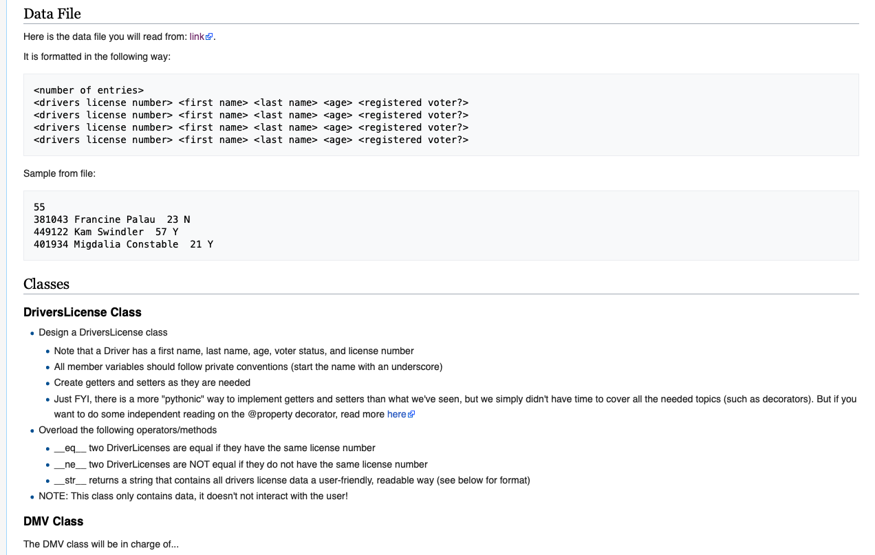 Solved Data File Here is the data file you will read from: | Chegg.com