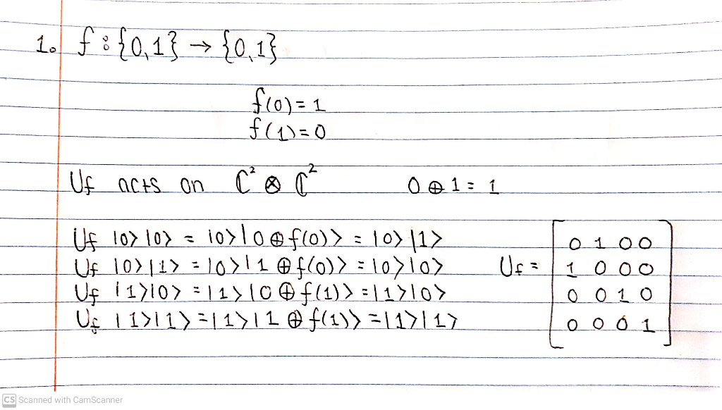 Solved 1. For each of the four one-bit gates, f : {0, 1} + | Chegg.com