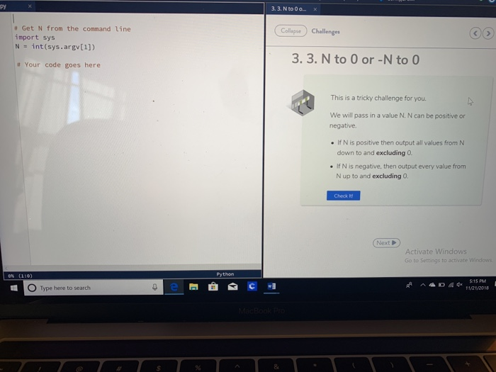 Solved See notes on problem N to 0 or -N to 0 | Chegg.com