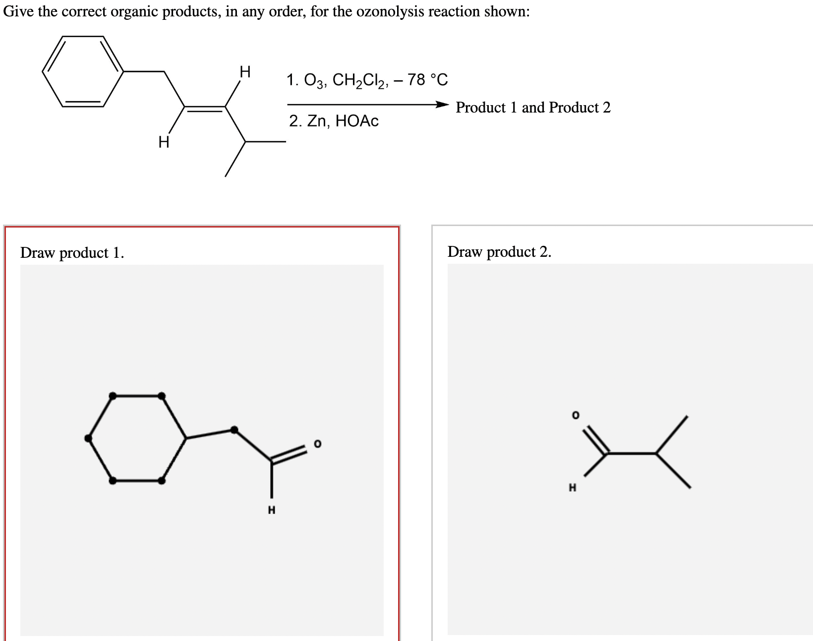 Solved Give the correct organic products, in any order, for | Chegg.com