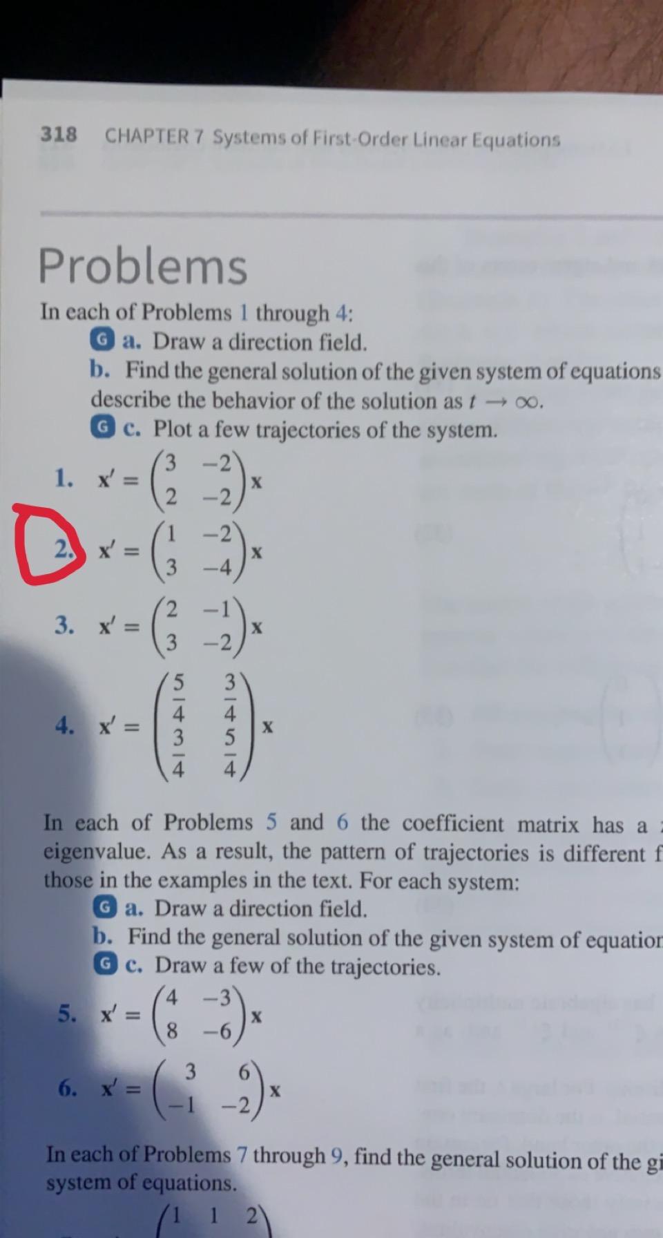 Solved 318 CHAPTER 7 Systems of First-Order Linear Equations | Chegg.com