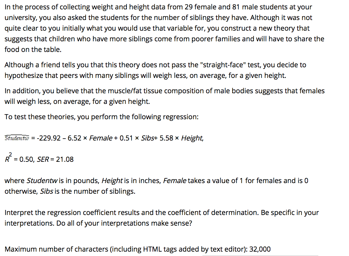 Solved In the process of collecting weight and height data | Chegg.com