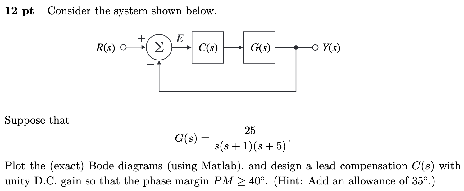 Solved Please help with all parts (plotting the Bode | Chegg.com