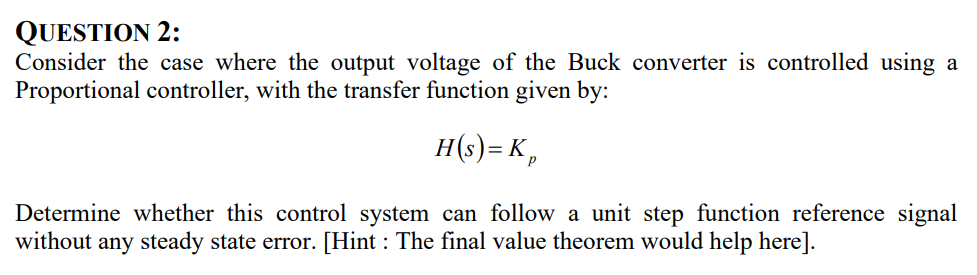 Solved QUESTION 2: Consider the case where the output | Chegg.com