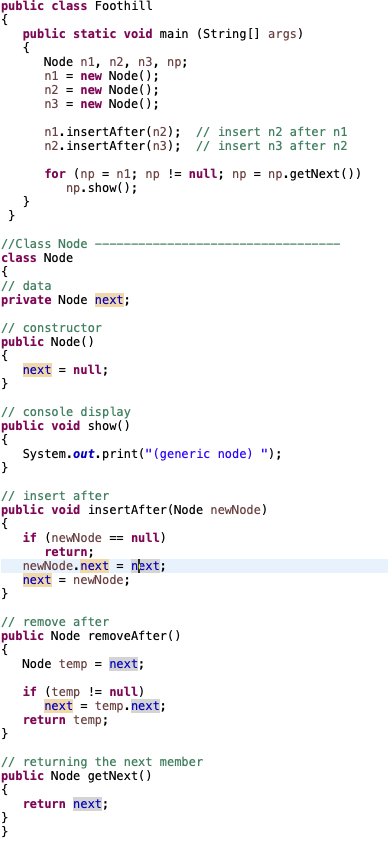 Solved In The Insertafternode Newnode There Is N2next