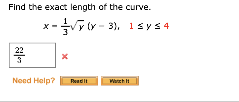 Solved Find the exact length of the curve.