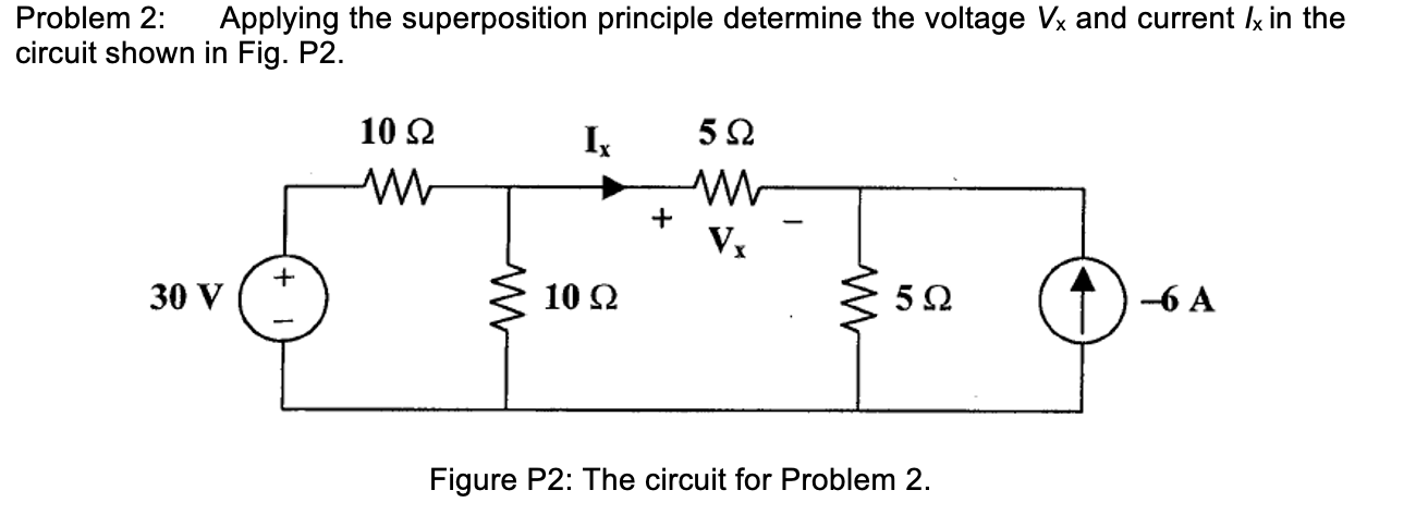 Solved Problem 1: Consider the circuit shown in Fig. P1. | Chegg.com