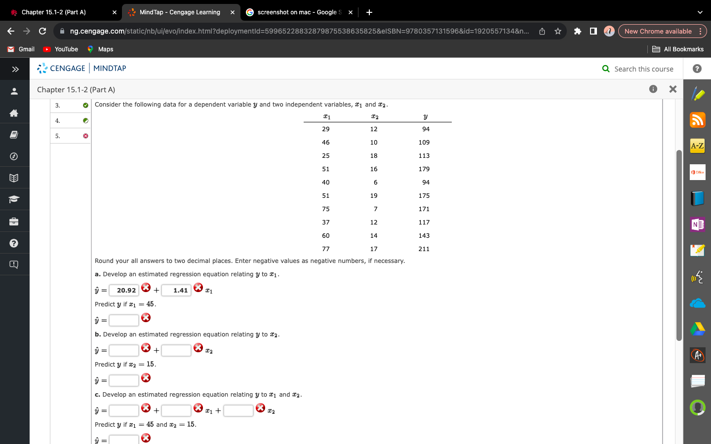 Solved Round your all answers to two decimal places. Enter | Chegg.com