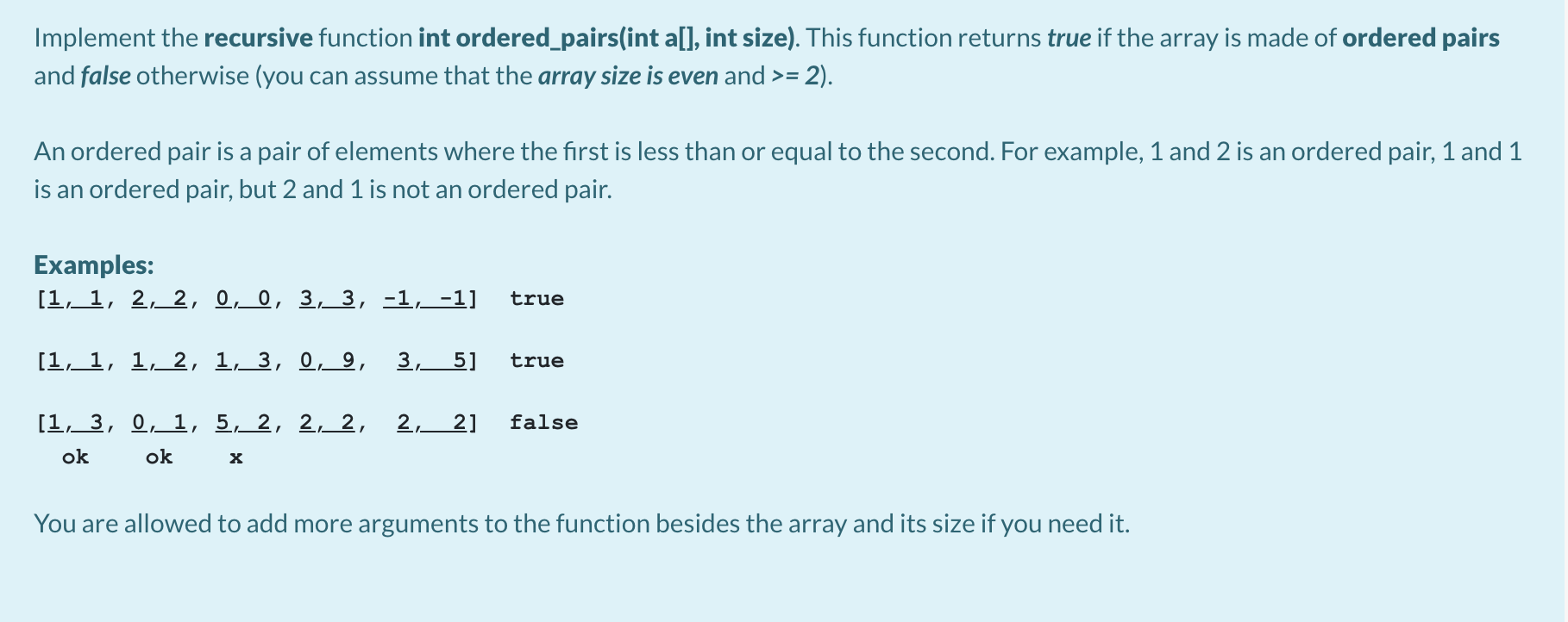 Solved Implement the recursive function int | Chegg.com