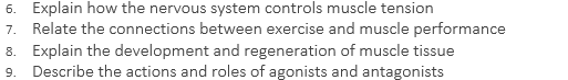 Solved 6. Explain how the nervous system controls muscle | Chegg.com