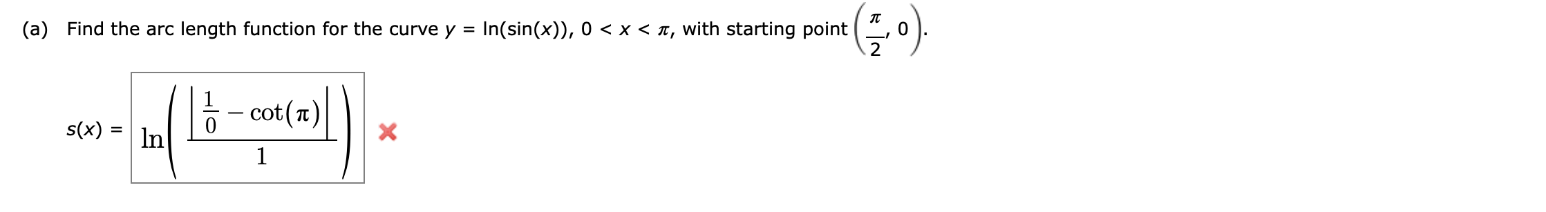 Solved (a) Find the arc length function for the curve | Chegg.com