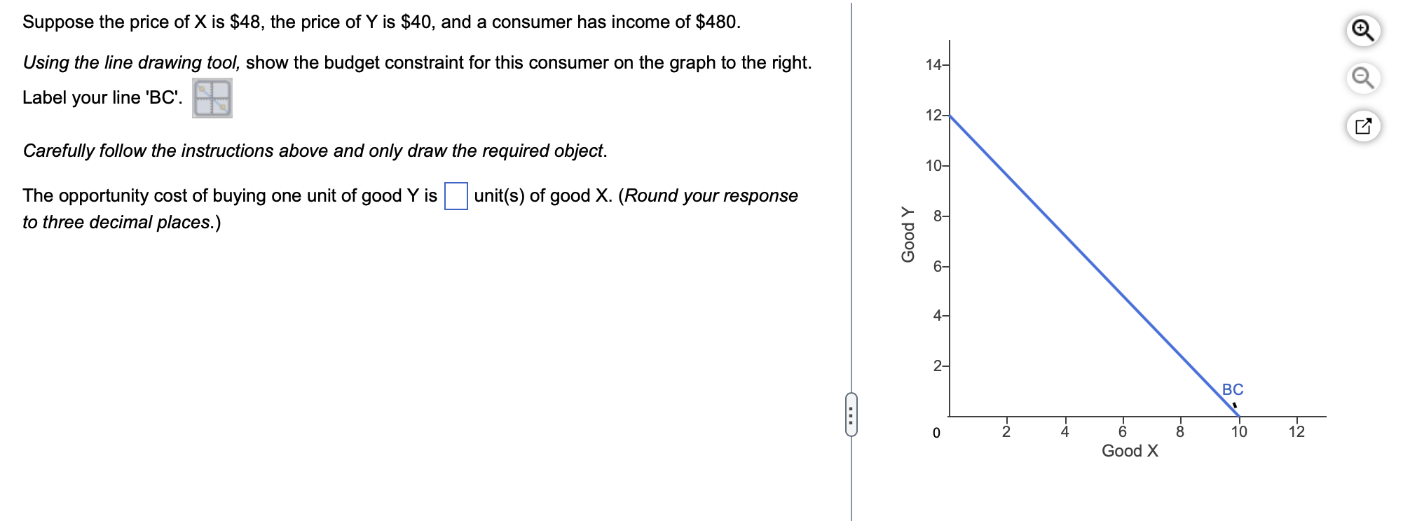 Solved Suppose the price of X is $48, the price of Y is $40, | Chegg.com