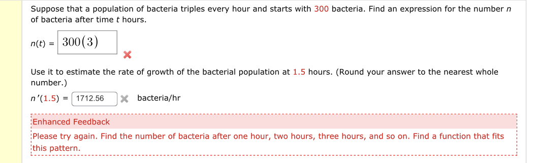 Solved Suppose that a population of bacteria triples every | Chegg.com Solved Suppose that a population of bacteria triples every | Chegg.com