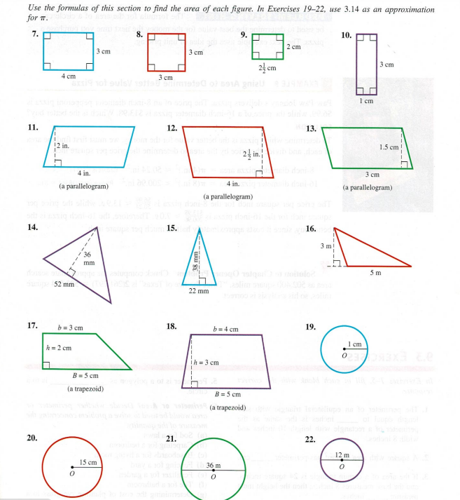 Solved Use the formulas of this section to find the area of | Chegg.com