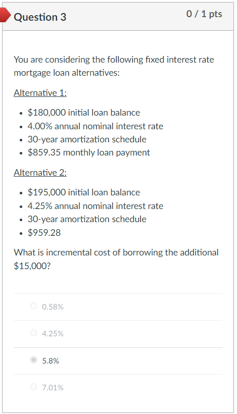 Solved You are considering the following fixed interest rate | Chegg.com