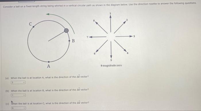 Solved Consider a ball an a fixed-length string being | Chegg.com