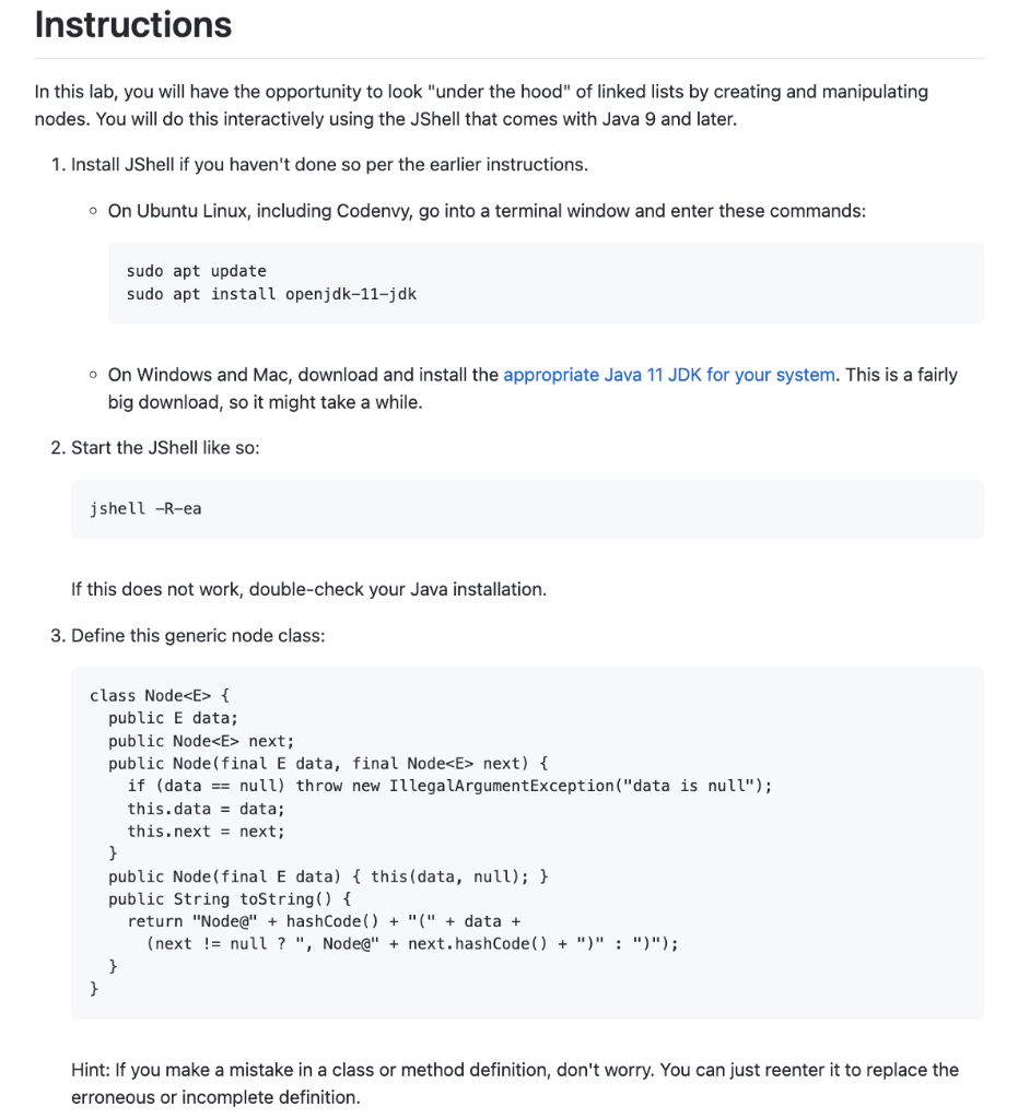 Solved Lab 9: Follow the instructions and write code and | Chegg.com