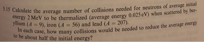 Solved Calculate the average number of collisions needed for | Chegg.com