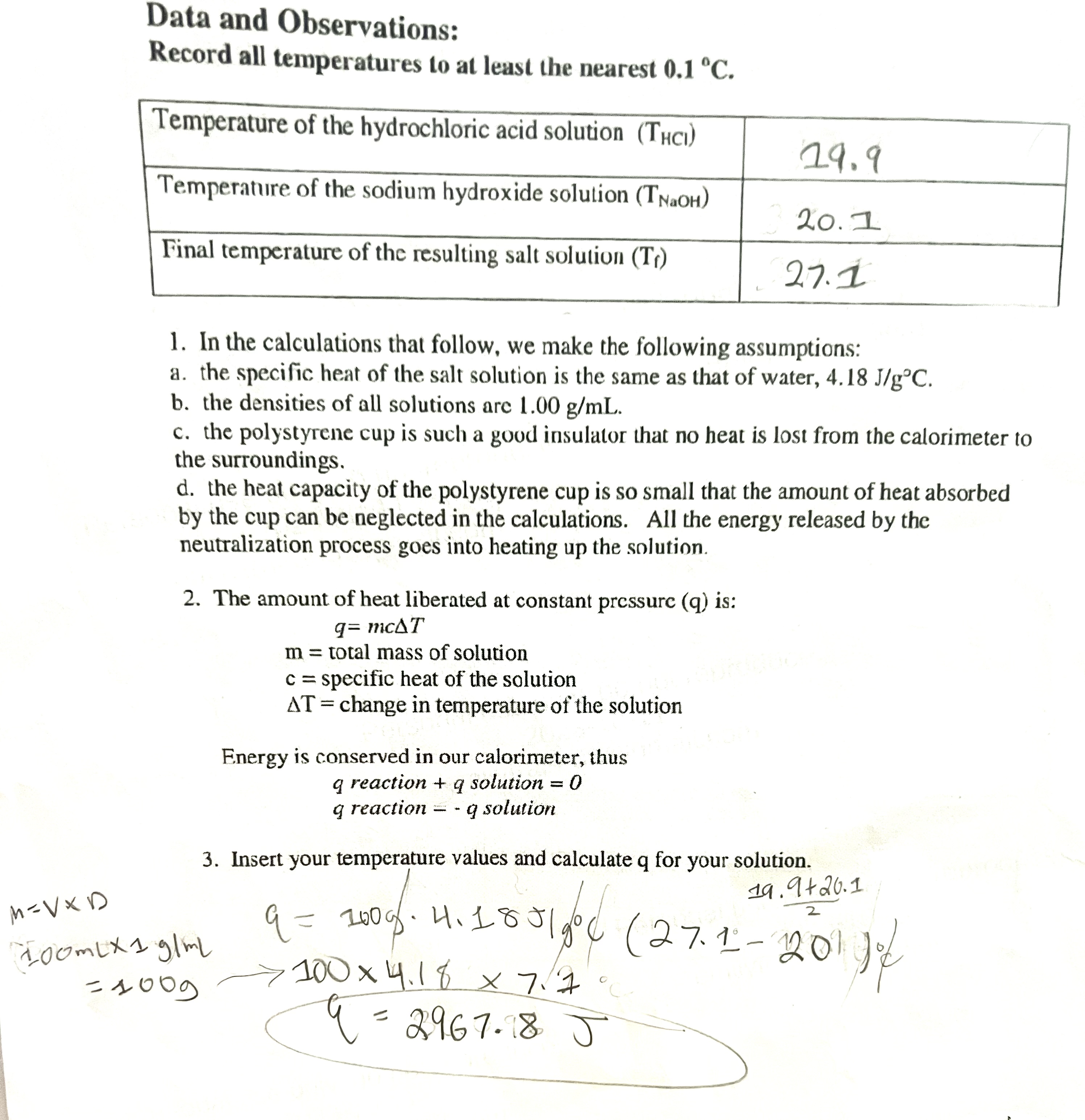 Solved I need help completing #4 and #5 I am unsure if my | Chegg.com