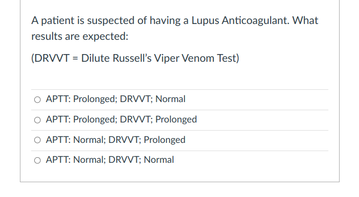 Solved A patient is suspected of having a Lupus | Chegg.com
