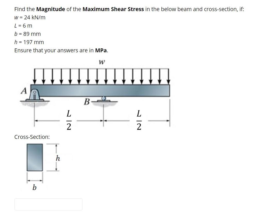 Solved Find the Magnitude of the Maximum Shear Stress in the | Chegg.com